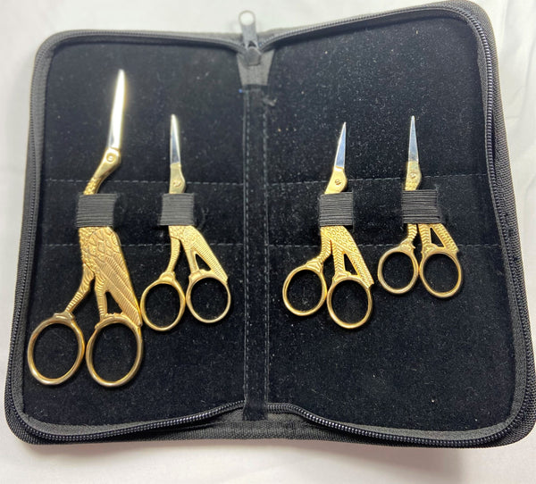 Muster of Storks (set of 4 precision stork scissors) - Tamsco Precision ...